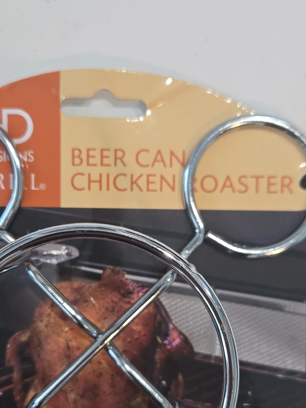 Hd Designs | Kitchen | Chrome Beer Can Chicken Roaster Silver | Poshmark